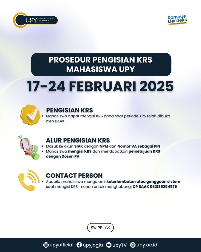 Bayar Kuliah di UPY? Gampang Banget! - Universitas PGRI Yogyakarta