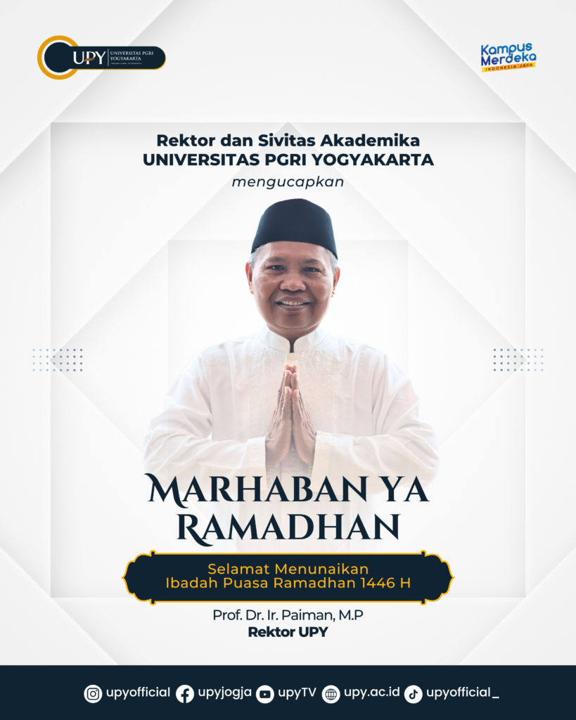 Selamat Menunaikan Ibadah Puasa Ramadhan 1446 H - Universitas PGRI Yogyakarta